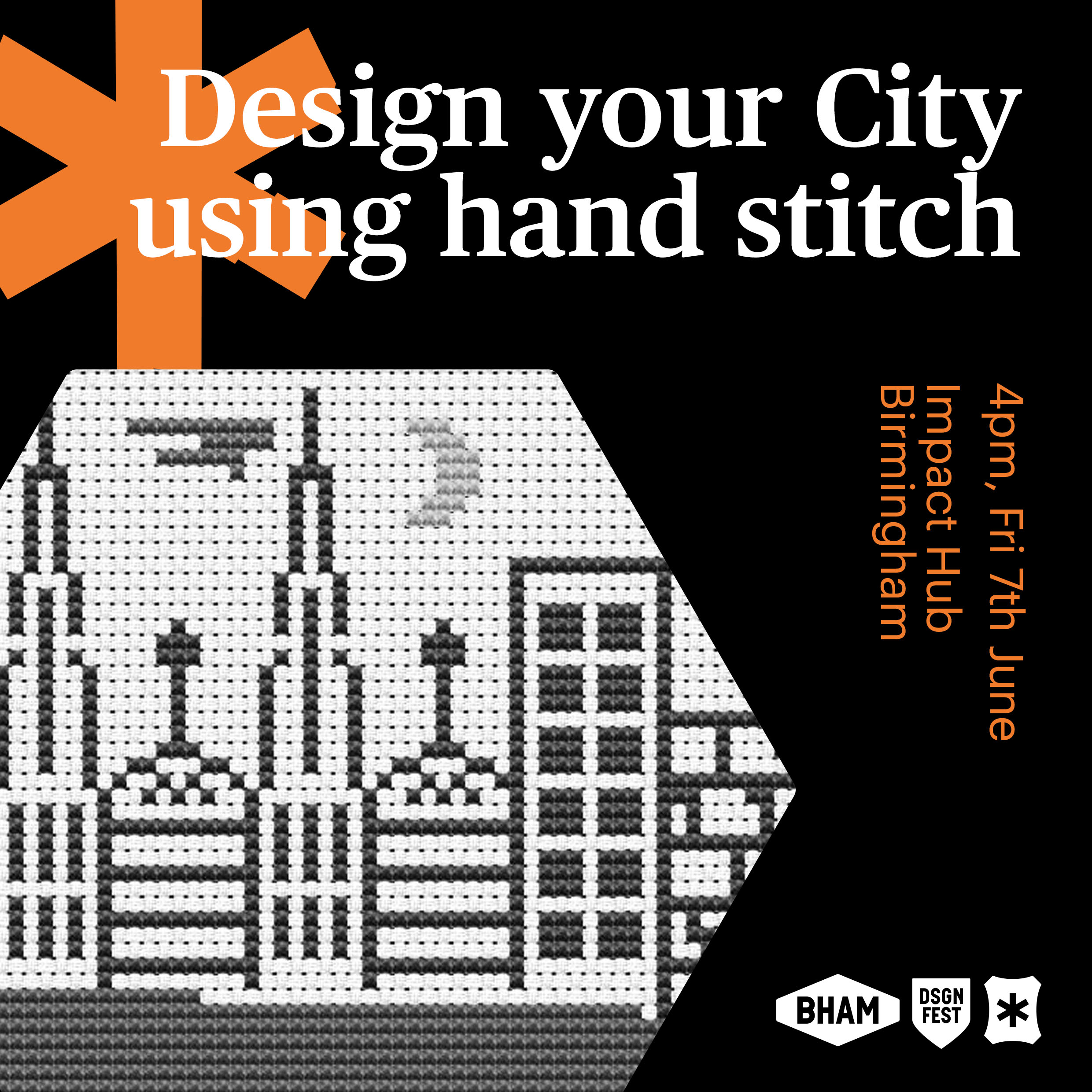 Design your City using hand stitch - Birmingham Design Festival