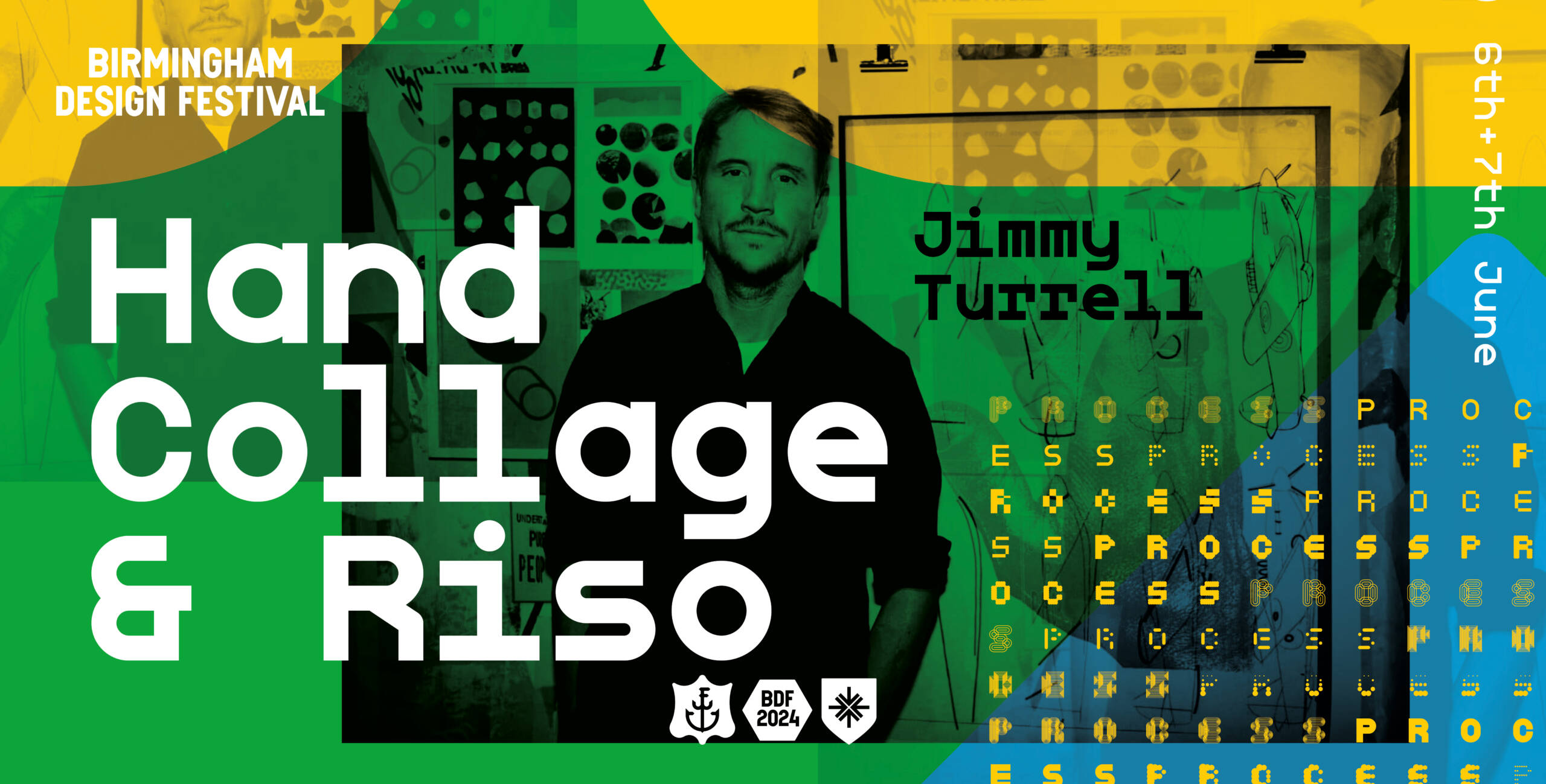 Hand Collage & Riso Workshop - Birmingham Design Festival